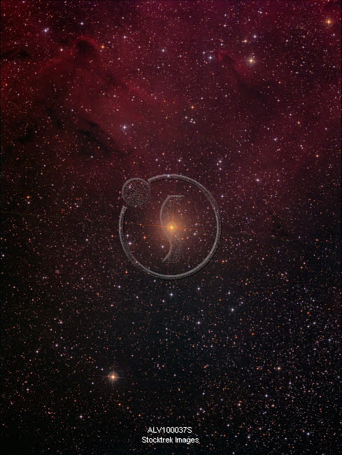 Mu Cephei, a red supergiant in the constellation Cepheus. | Stocktrek ...