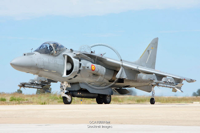 Spanish Navy AV-8B Harrier at Rota Naval Air Station, Spain ...