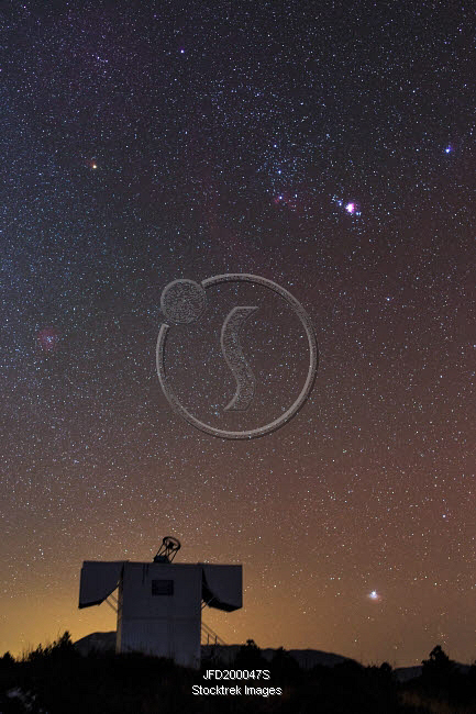 Stars of the constellation Orion and Sirius at the Yunnan Astronomical ...