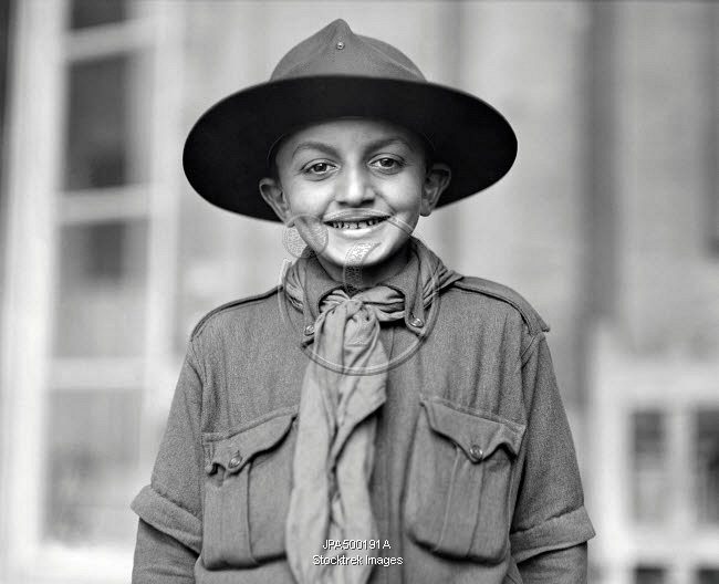 World War I photo of a charter member of the American Red Cross Boy ...