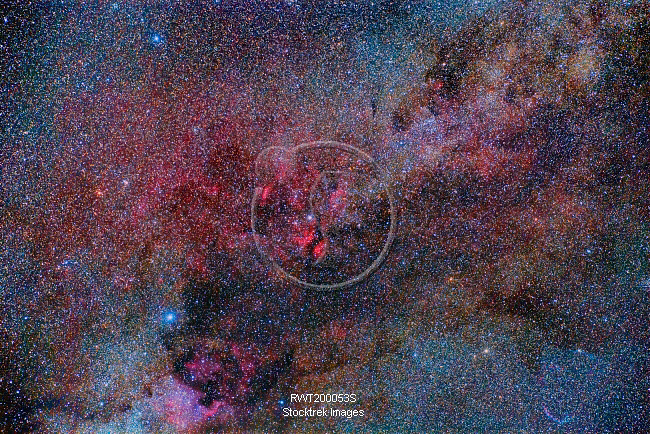 Part of the Milky Way constellation in Cygnus. | Stocktrek Images