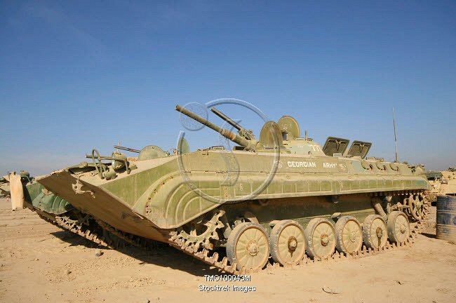 Georgian Army light tank. | Stocktrek Images